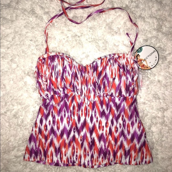 Catalina | Swim | Womens Fringe Tankini Swimsuit Top | Poshmark